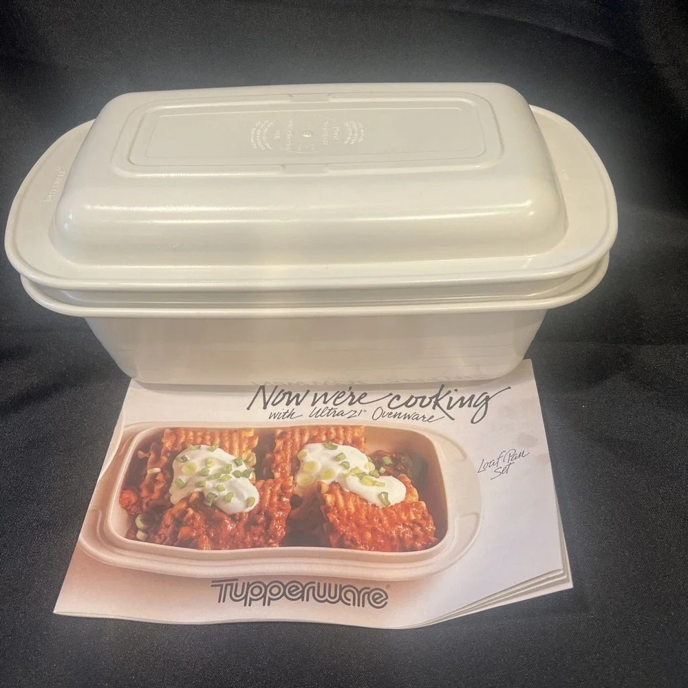 Tupperware | Kitchen | Tupperware Usa Vintage Ultra 2 Ovenware Loaf Pan ...